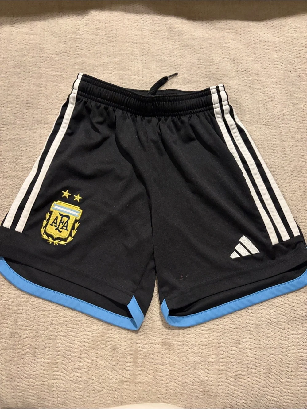 adidas | Bottoms | Adidas Black Shorts With White Stripes And Light ...